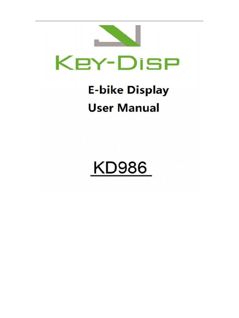 Key Disp - Display - Manual - EN For CO20 MAX | PDF