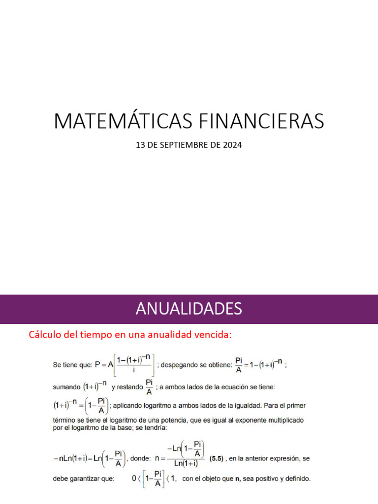 ANUALIDADES | PDF
