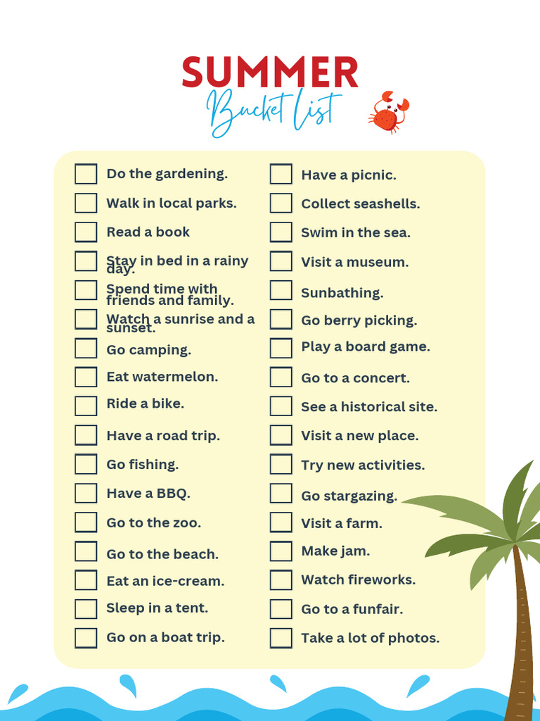 Bucket List | PDF