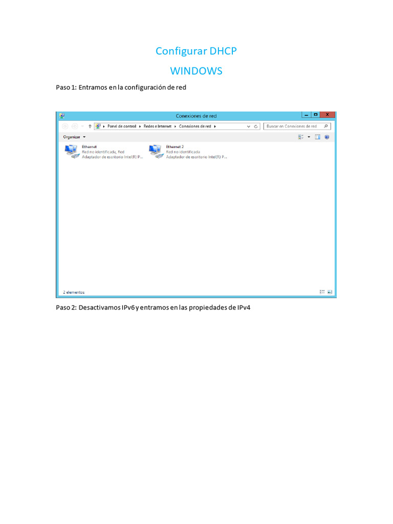 Configurar DHCP | PDF