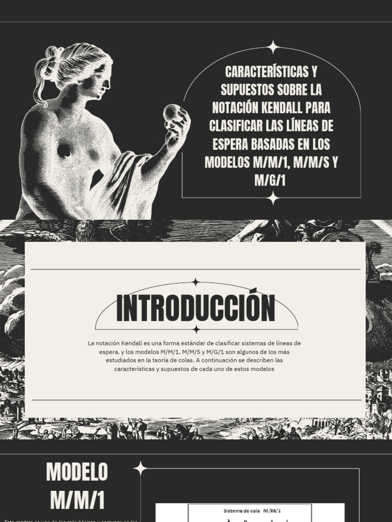 Características y Supuestos Sobre La Notación Kendall para Clasificar Las Líneas de Espera ...