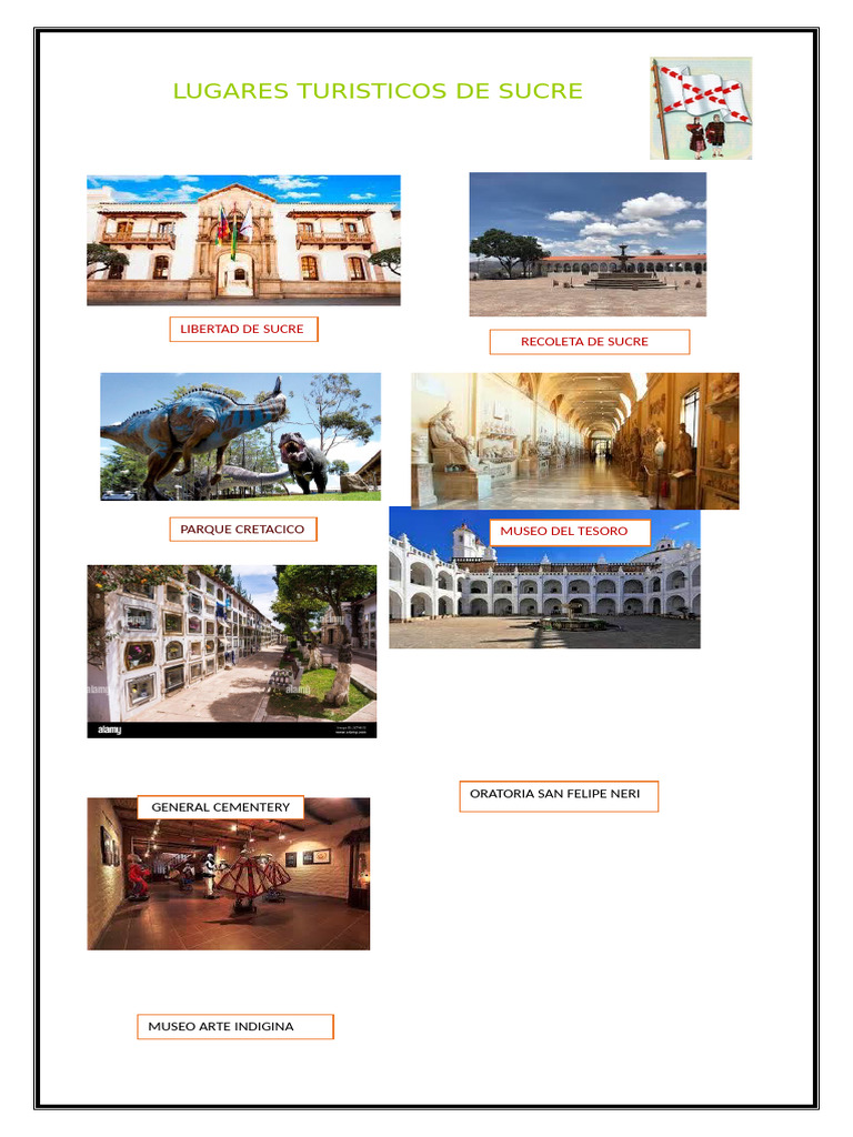 Lugares Turisticos de Sucre | PDF