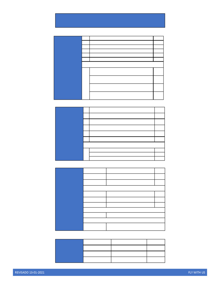 PAVE CHECKLIST | PDF
