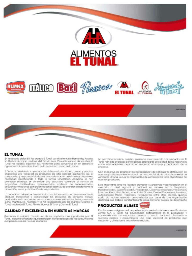 Catalogo de Productos - Org. El Tunal (FEB 2023) (LowRes) | PDF