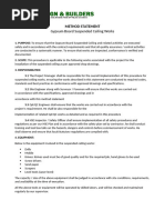 Site Establishment Method Statement | PDF | Occupational Safety And ...