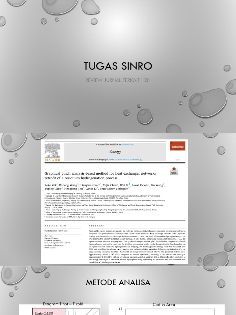 Tugas Sinpro Review Jurnal HEN | PDF