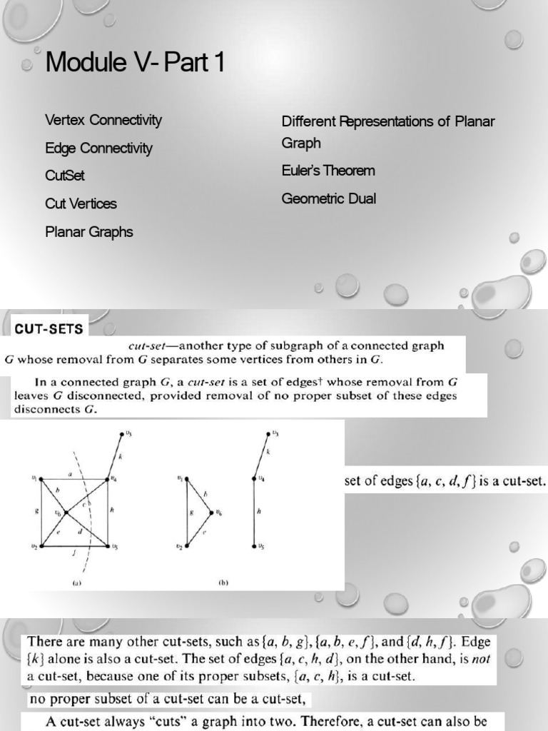Graph Theory Module 5 Part 1 | PDF