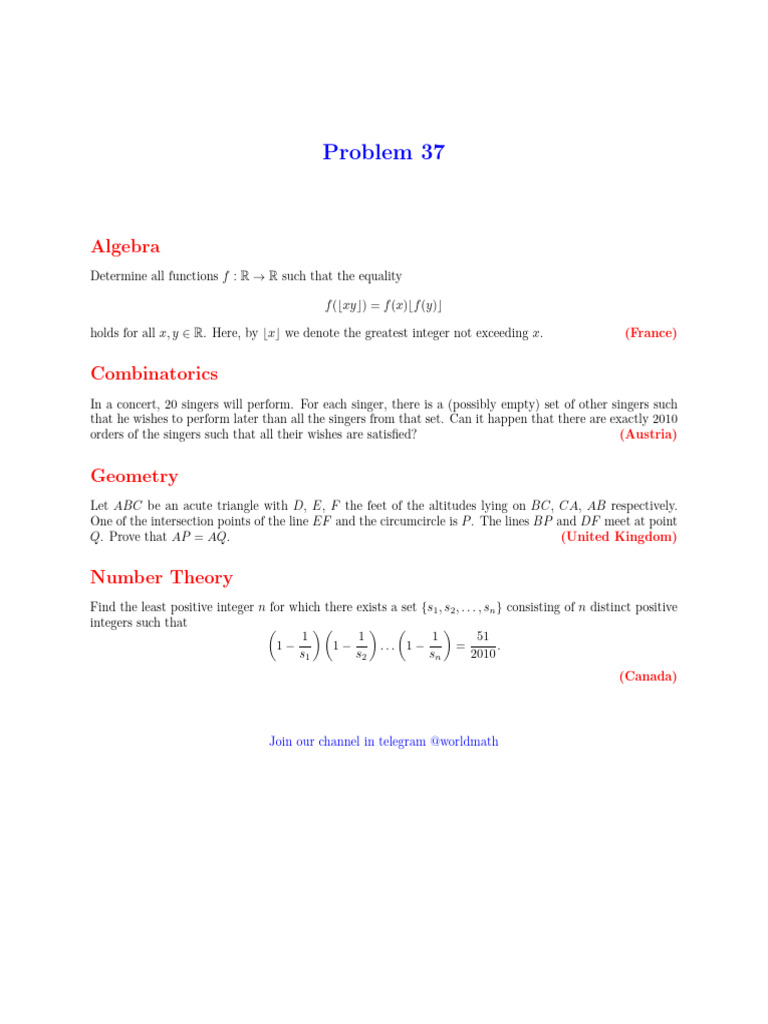 Problem 37 | PDF