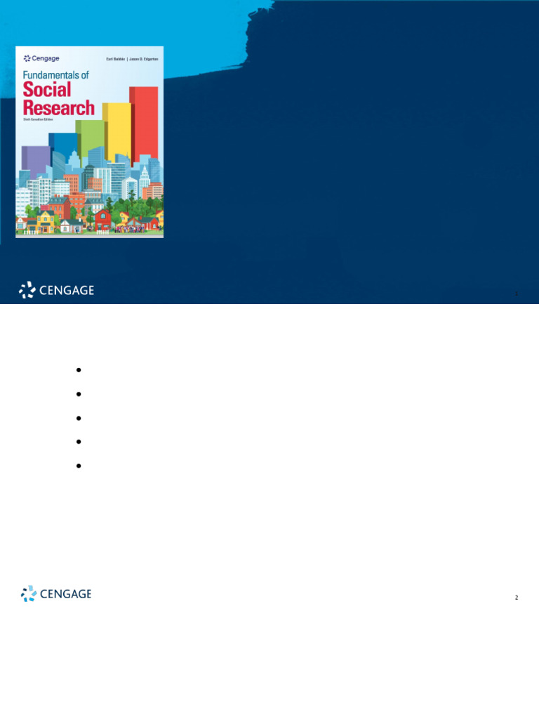 Babbie FSR6CE PPT ch01 | PDF