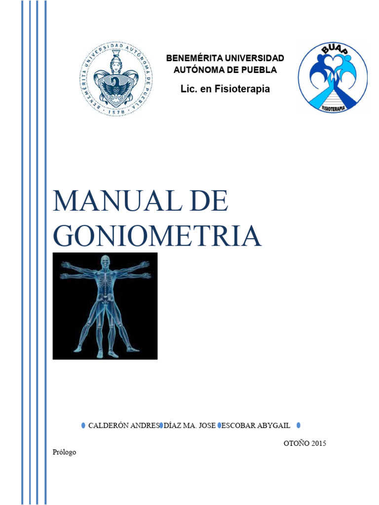 Manual de Goniometria | PDF