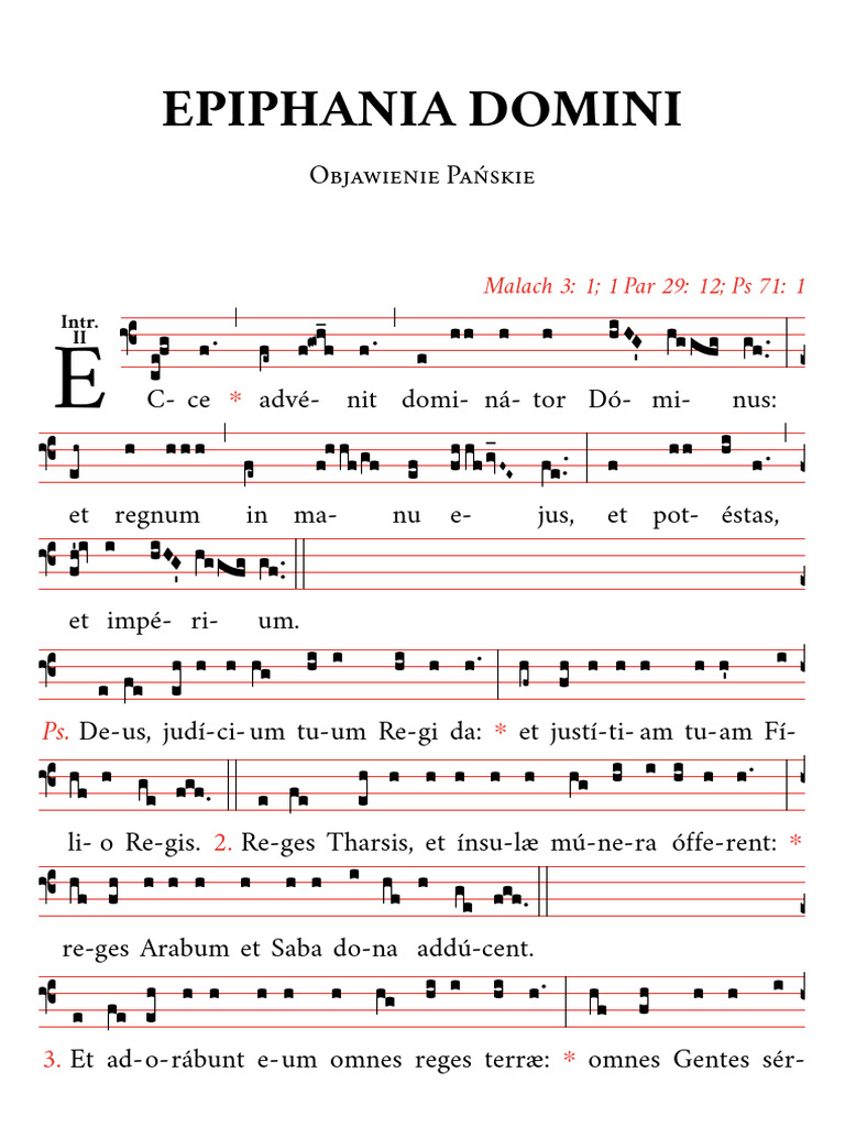 Epiphania Domini | PDF