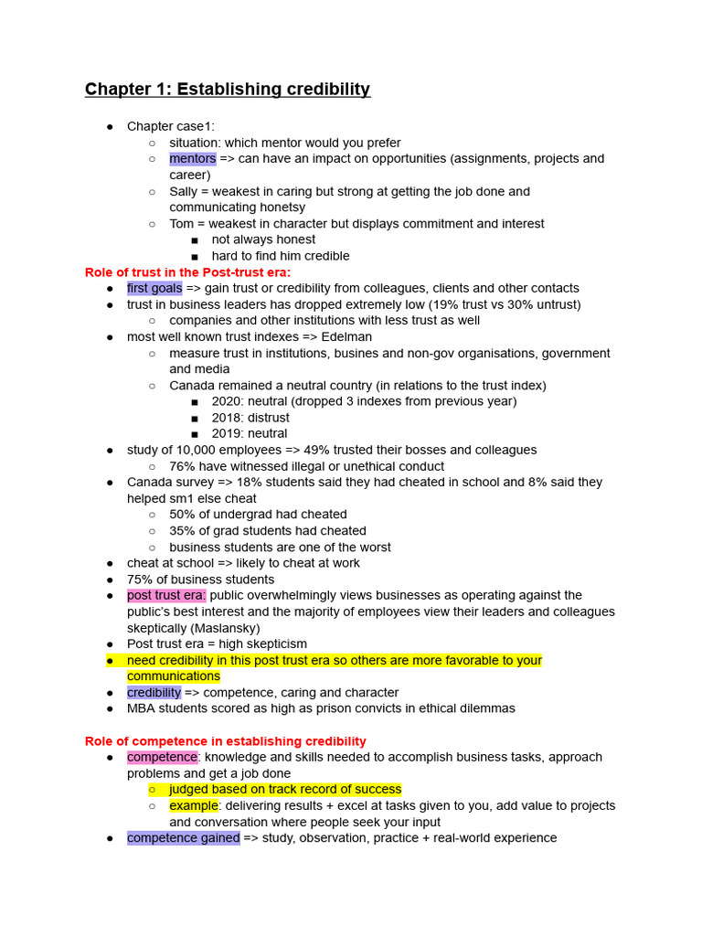 note chapter 1 of book Business communication | PDF