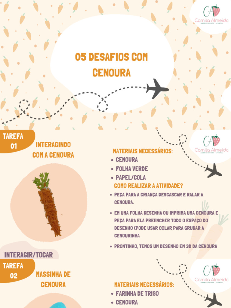 Tarefa Cenoura | PDF