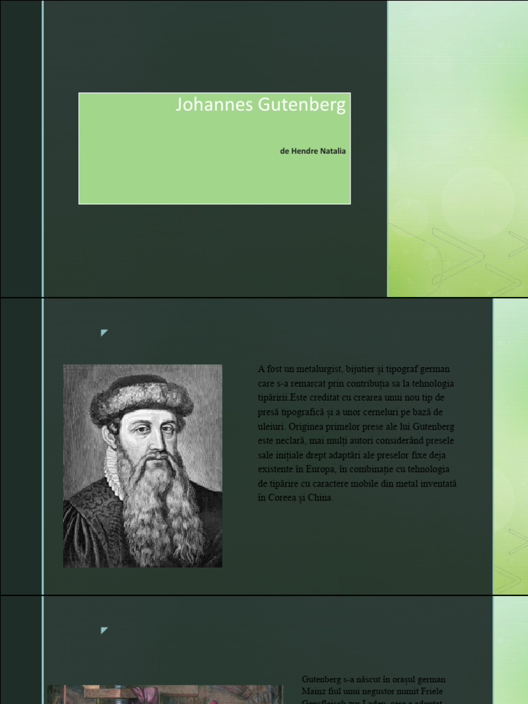 Johannes Gutenberg | PDF