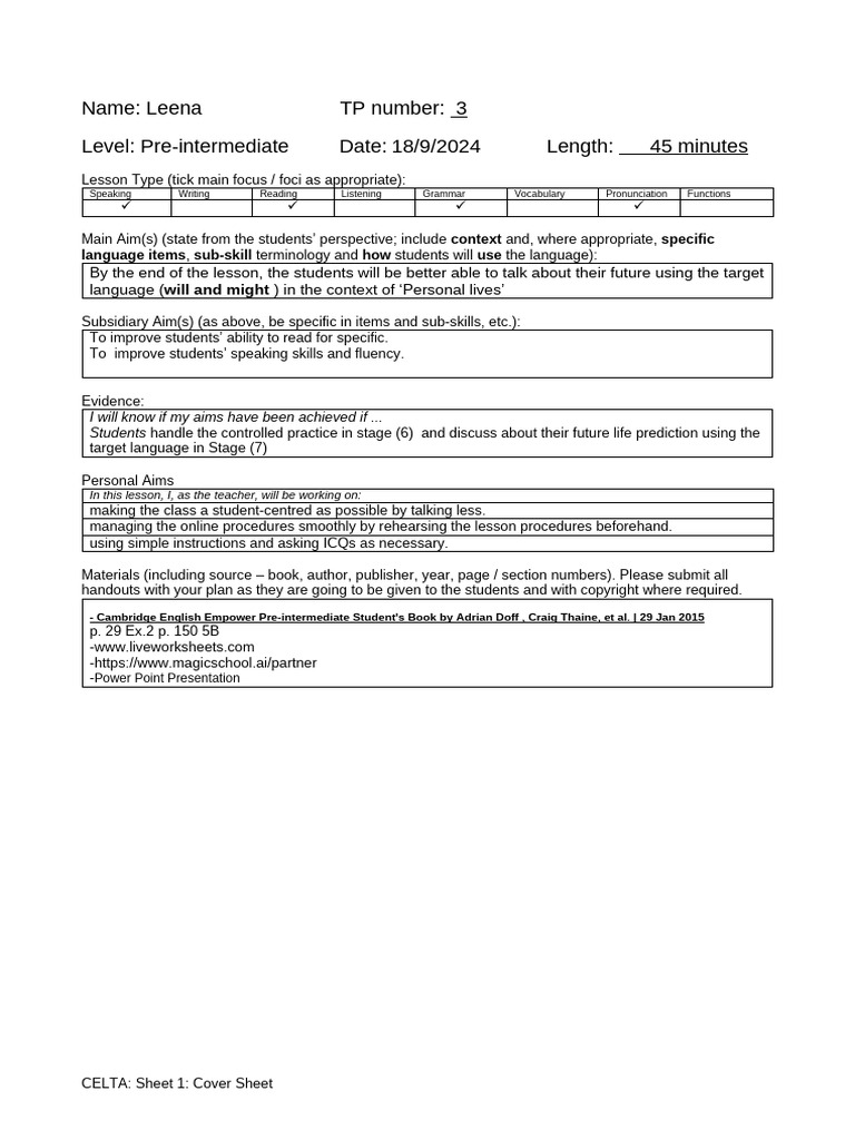 TP3 - LP-Leena | PDF