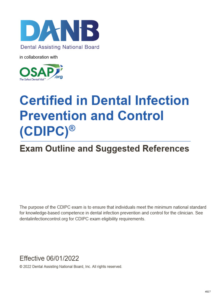 Cdipc Exam Outline | PDF