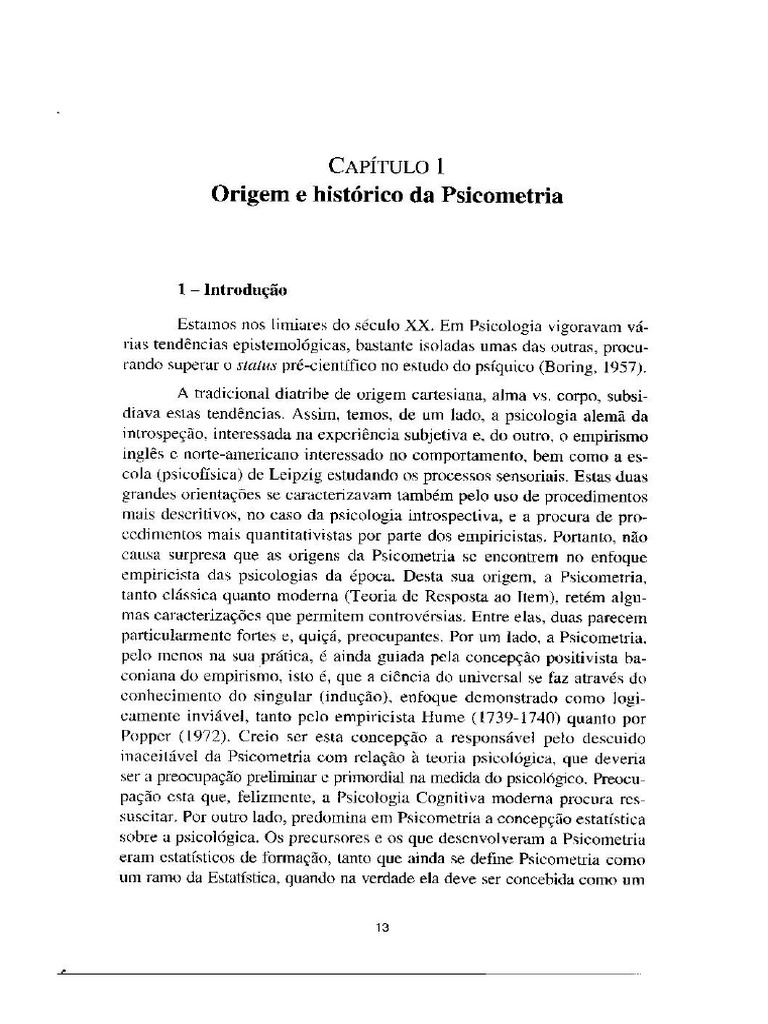 Cap1 Cap2 Pasquali | PDF