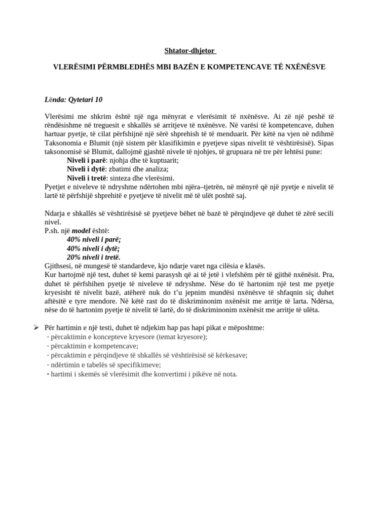 Qytetari 10 Periudha 1 | PDF