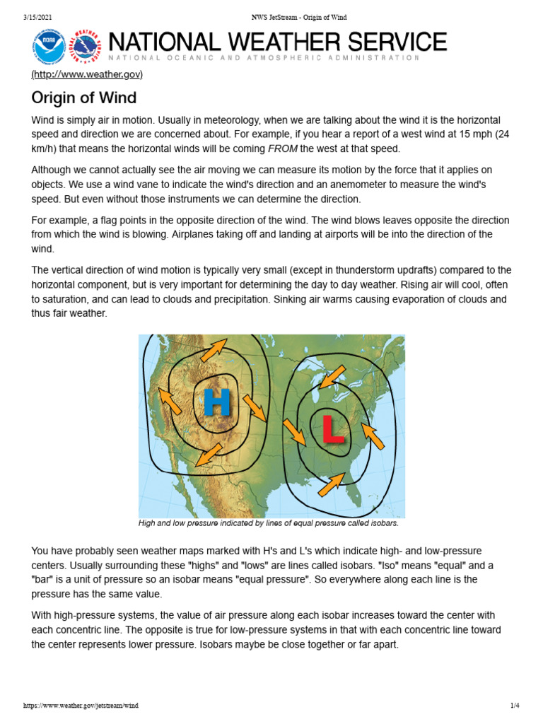 Kirmani Malinovskiy - Copy of NWS JetStream - Origin of Wind | PDF