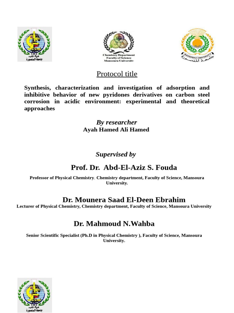 Aya Hamed Protochol | PDF