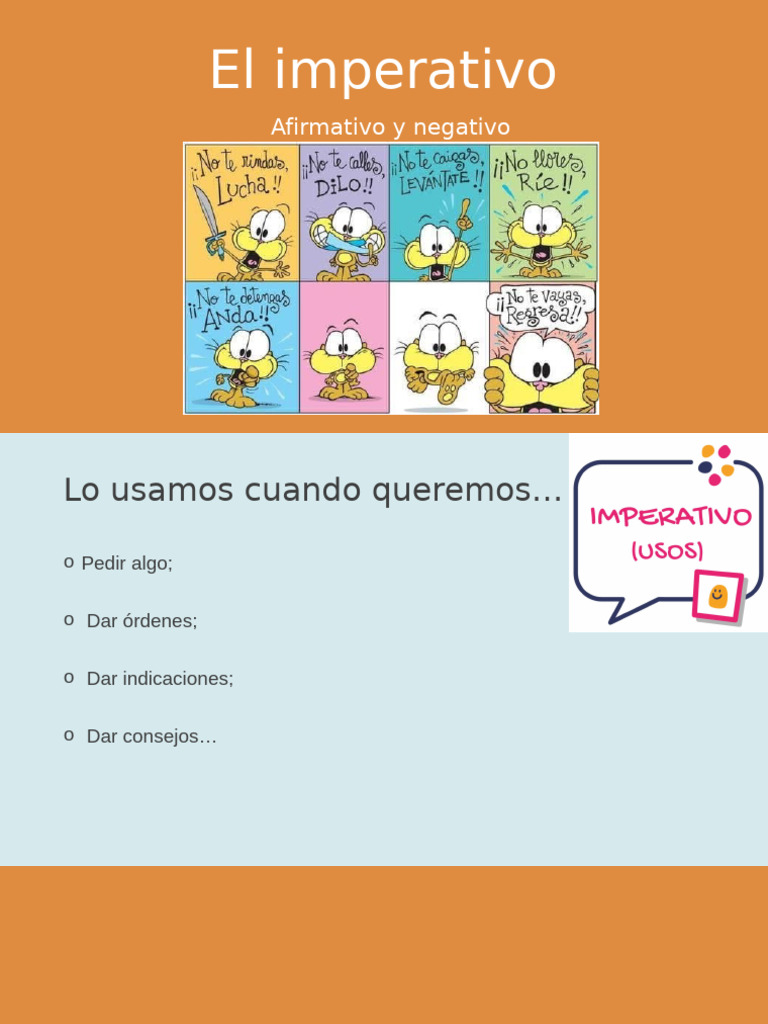 El Imperativo | PDF