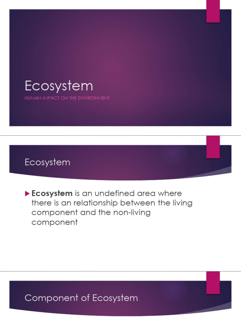 Ecosystem | PDF