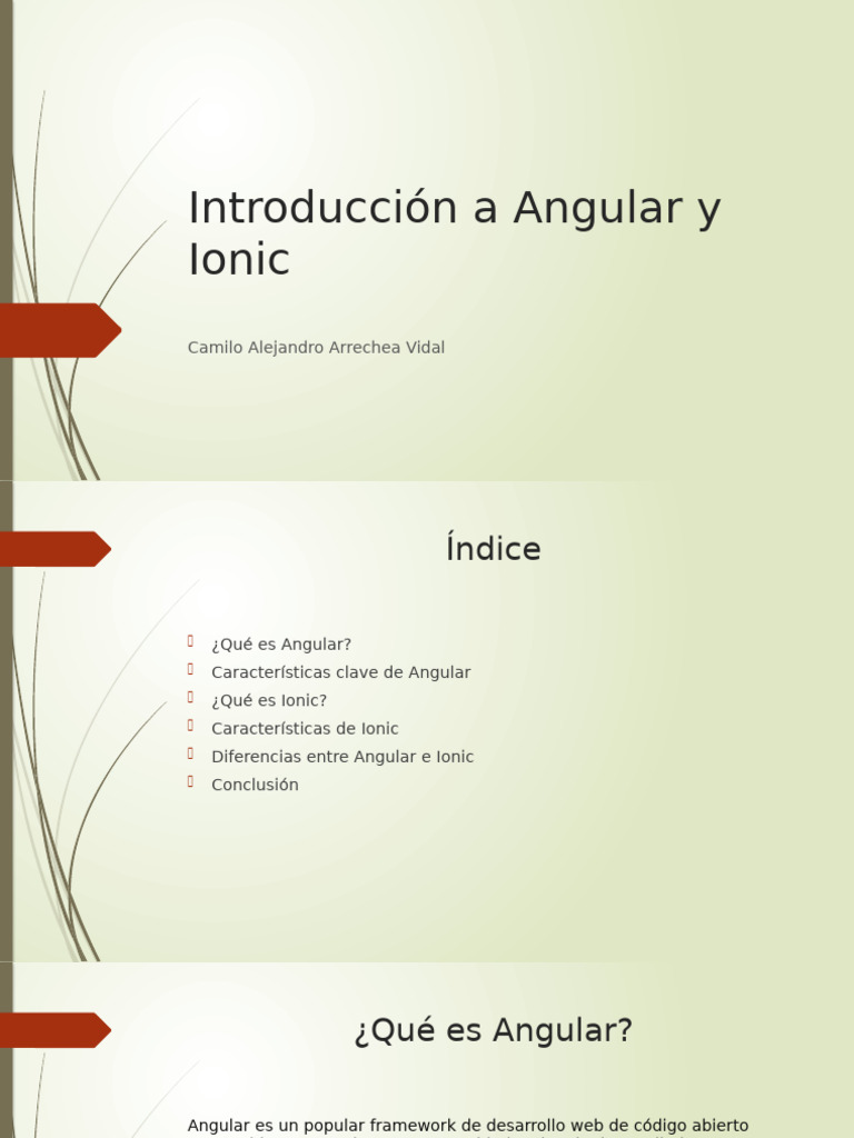 Introducción a Angular y Ionic | PDF