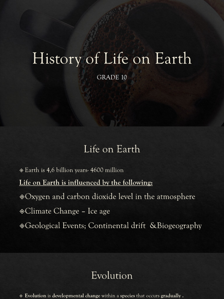 History of Life On Earth | PDF
