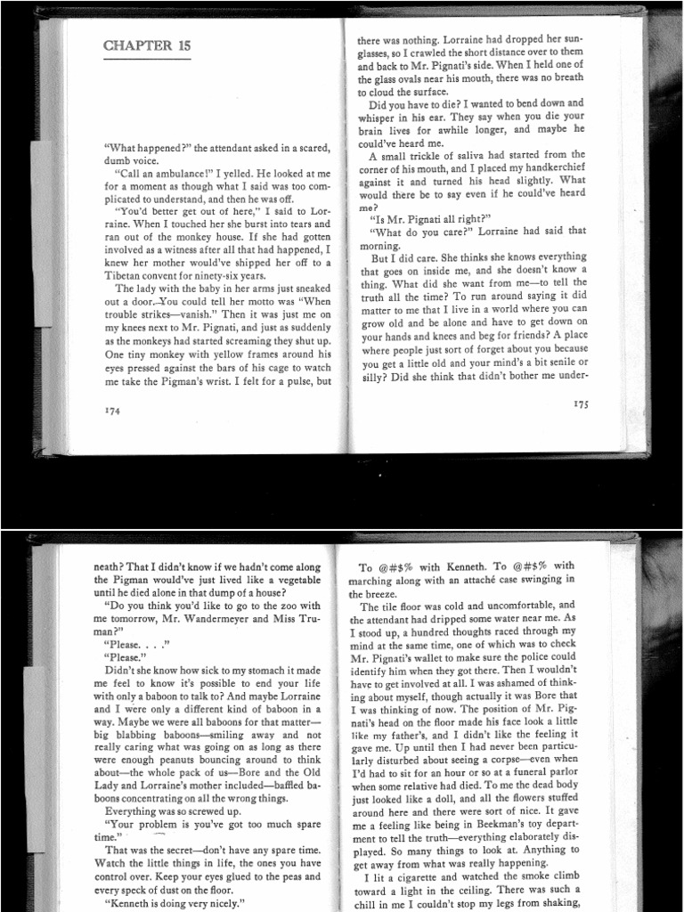 The Pigman Chapitre 15 | PDF