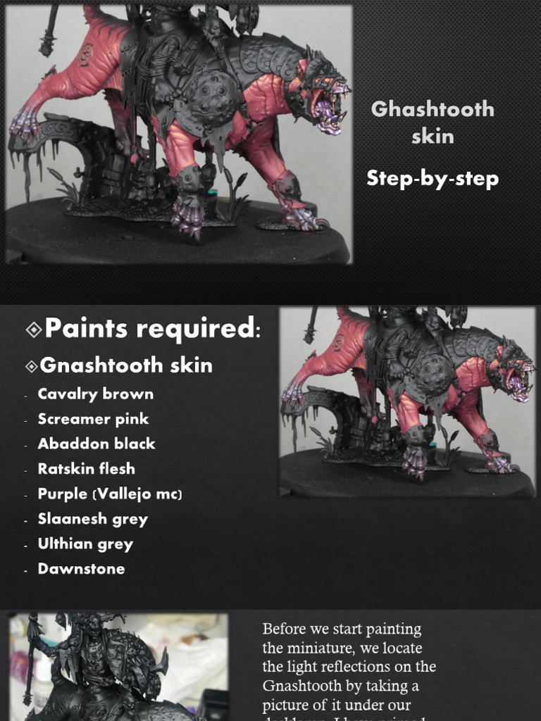 Gnashtooth Miniature Painting Guide | PDF | Art