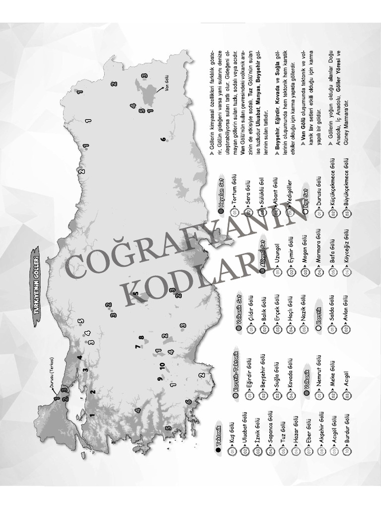 tyt-ayt-cografya-turkiyede-goller-harita-bilgisi-calismasi | PDF tyt-ayt-cografya-turkiyede-goller-harita-bilgisi-calismasi | PDF