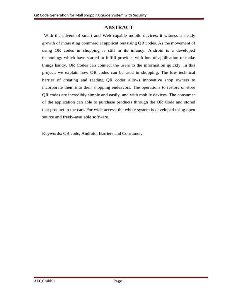 Qr Code Pdf