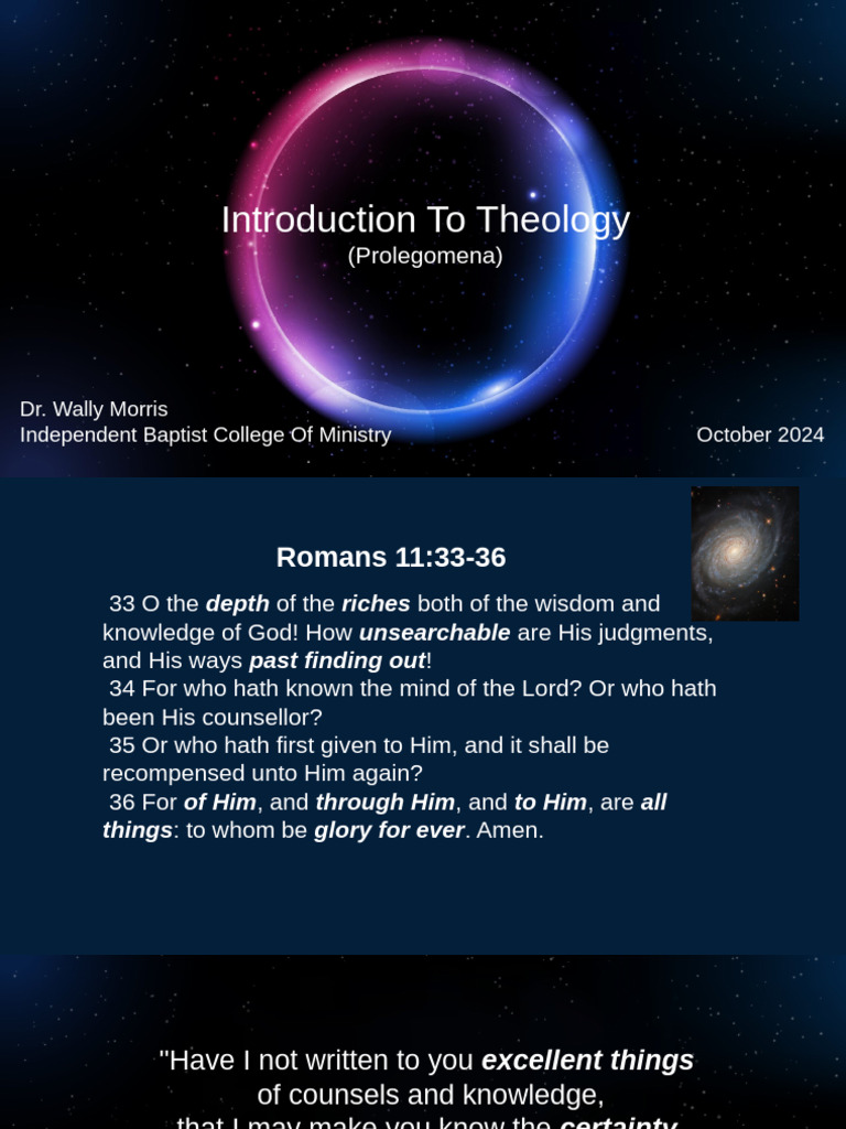 Introduction to Theology Overview | PDF | Theology | Jesus