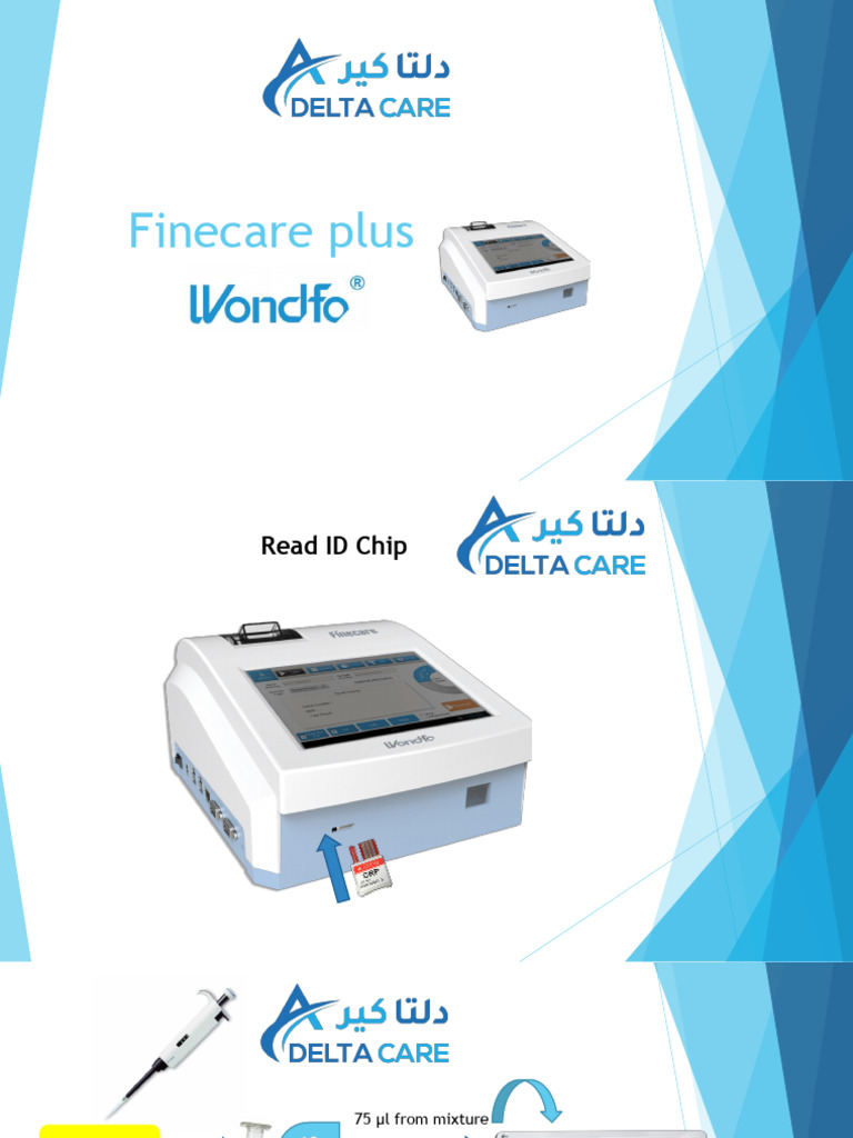 Wondfo Finecare Plus Manual | PDF
