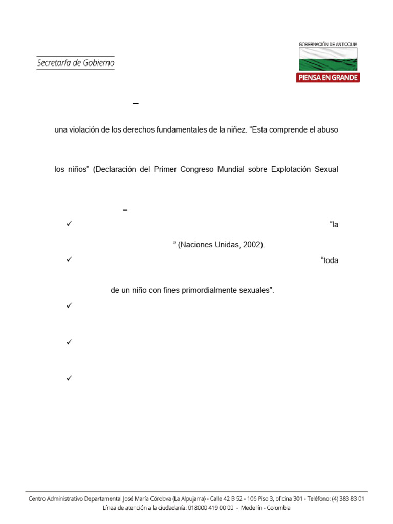 Qu Es La ESCNNA y La Trata de Personas | PDF