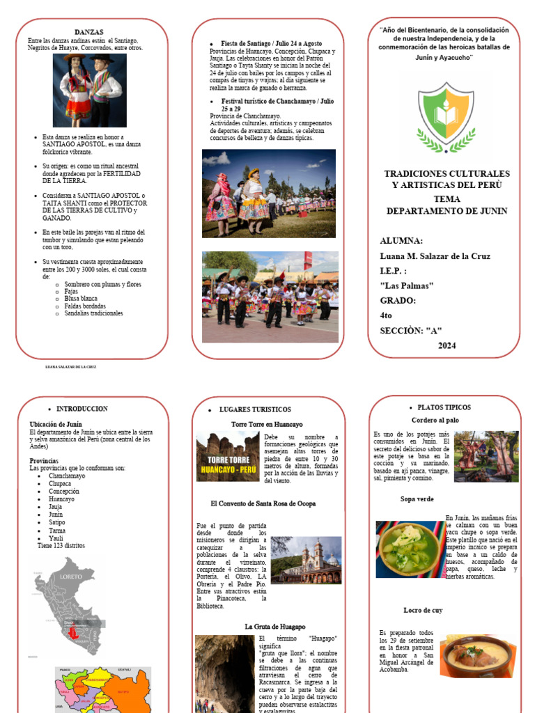 Triptico Junin | PDF