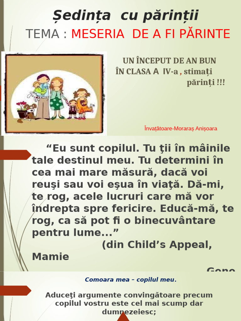 6 Sedinta Cu Parintii | PDF