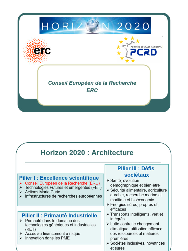 Présentation ERC | PDF