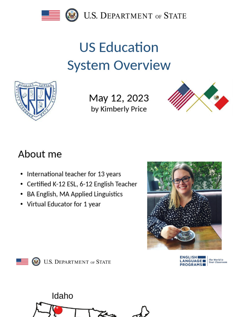 US Ed System Presentation | PDF