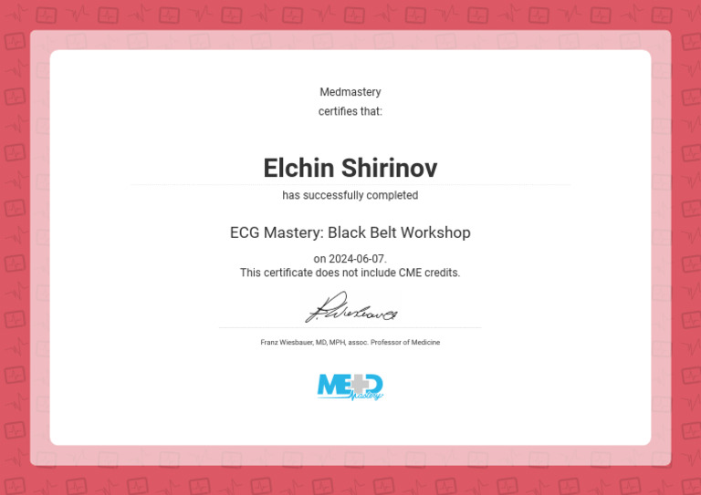 ECG Mastery_ Black Belt Workshop | PDF