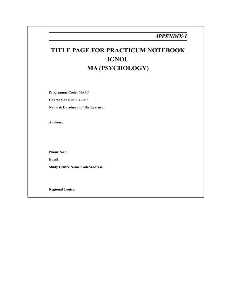 practical title page | PDF