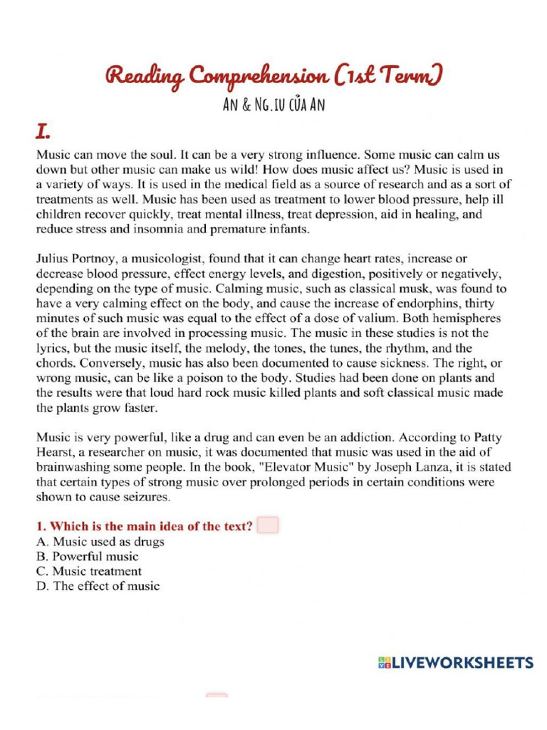 Reading Asessment | PDF