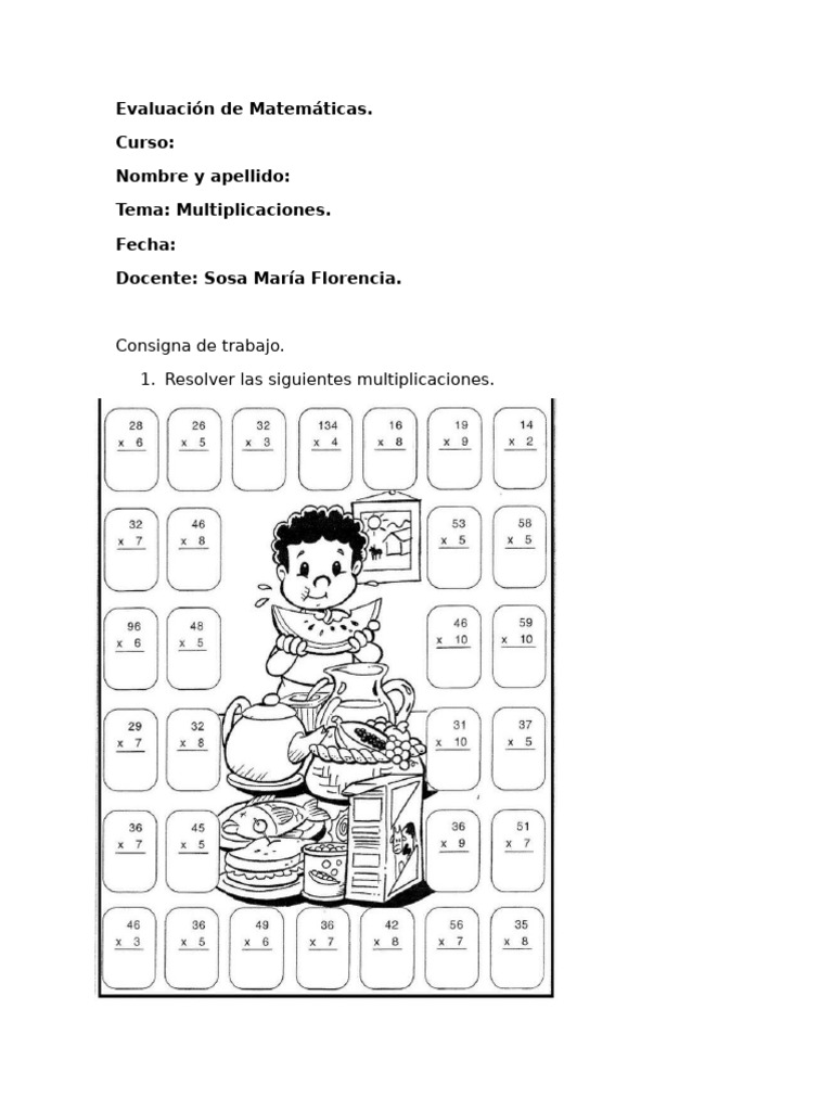 eva de mate 4to y 5to | PDF