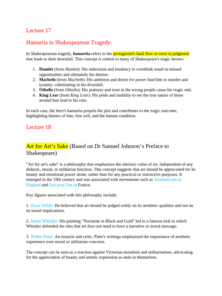 Lectures 17,18, 19, 20, 21. 22 | PDF