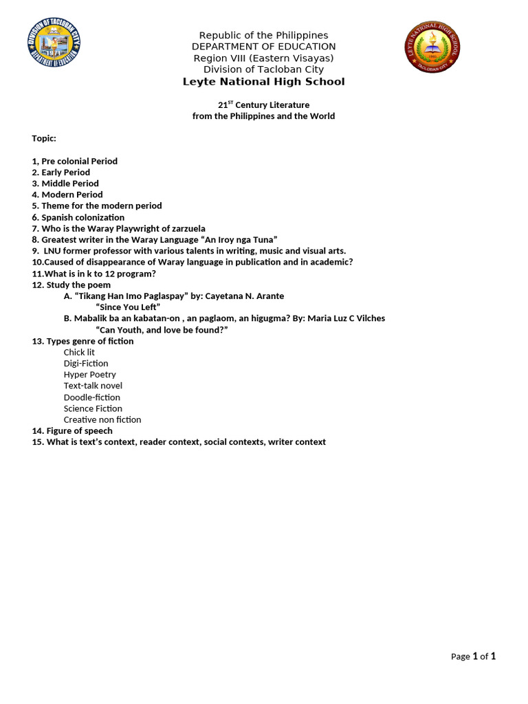 Additional Topic | PDF