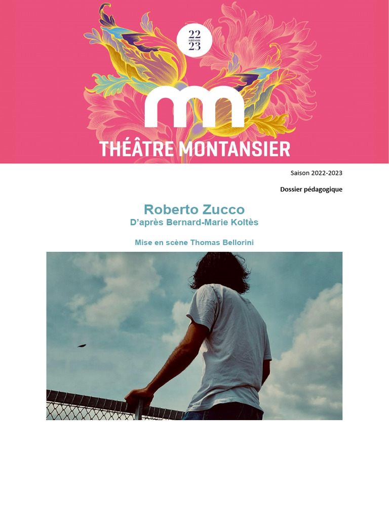 Dossier Pedagogique Roberto Zucco | PDF