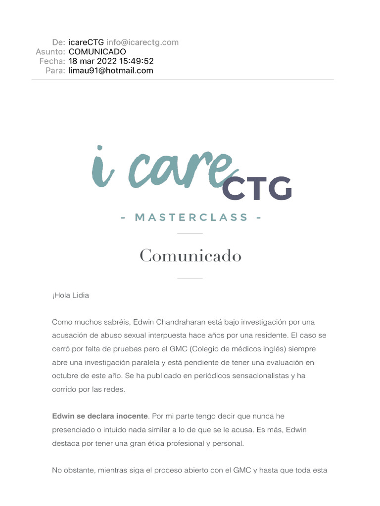 Comunicado | PDF