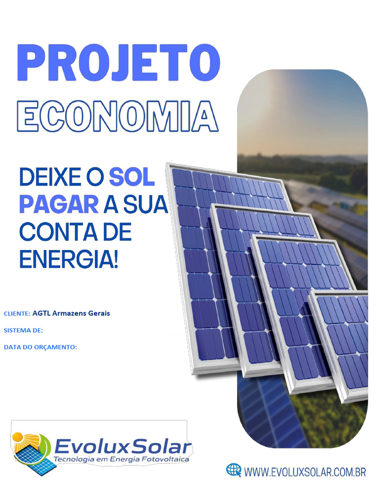 AGTL 14 Placas 600w 1 Inversor WEG 6k 1000kwh-m Com Baterias | PDF