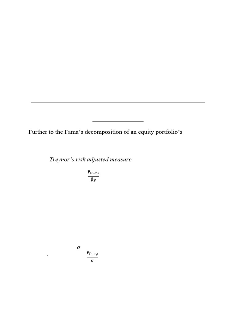 Equity Portfolio Performance Measurement Contd | PDF | Private Sector ...