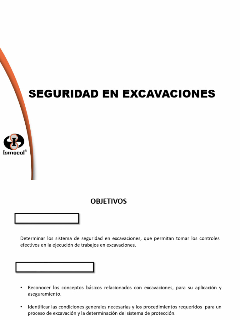 Seguridad en Excavaciones Ism | PDF